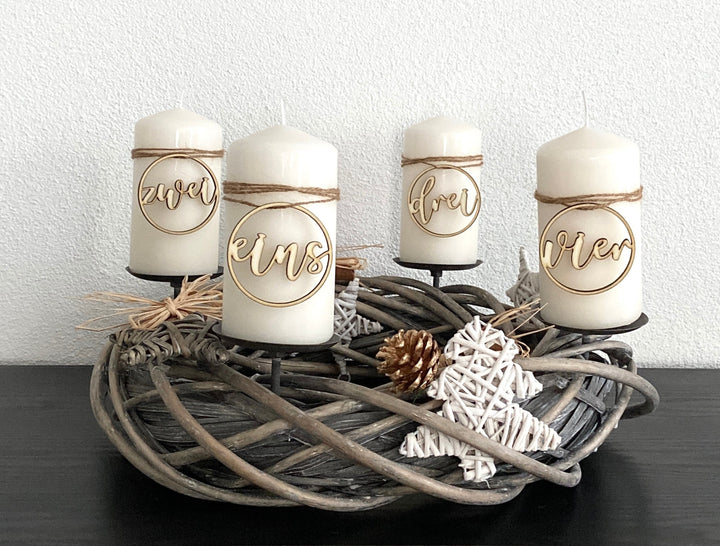 Cake Topper Holz mit Name für Taufe und Blumenranke und Taube mit Tauf ...